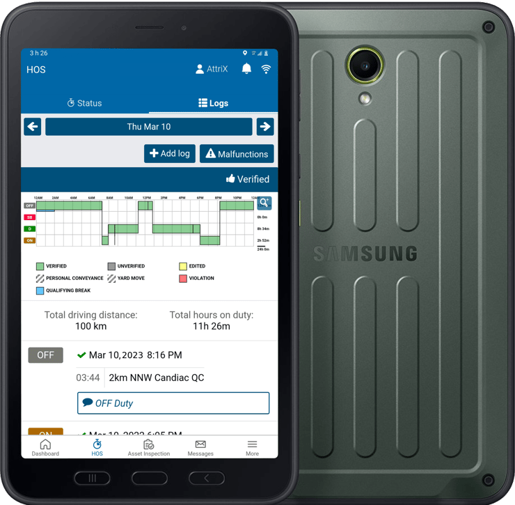 Introducing The Samsung Galaxy Tab Active5 Driver Terminal For Attrix Dx